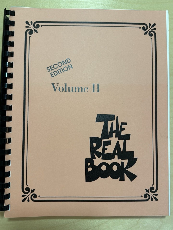 The Real Book Volume 2 - 6th Edition C Piano Guitar Chords Jazz Sheet ...