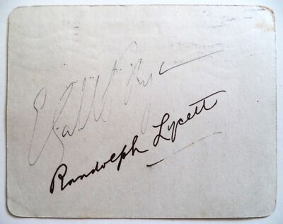 RANDOLPH LYCETT & ELIZABETH RYAN PAIR OF ORIGINAL WIMBLEDON CHAMPIONS ...