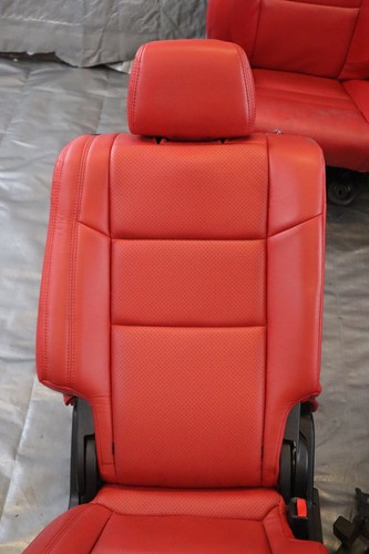2018 JEEP CHEROKEE TRACKHAWK OEM RED LEATHER FRONT & REAR SEATS *REWRAP ...