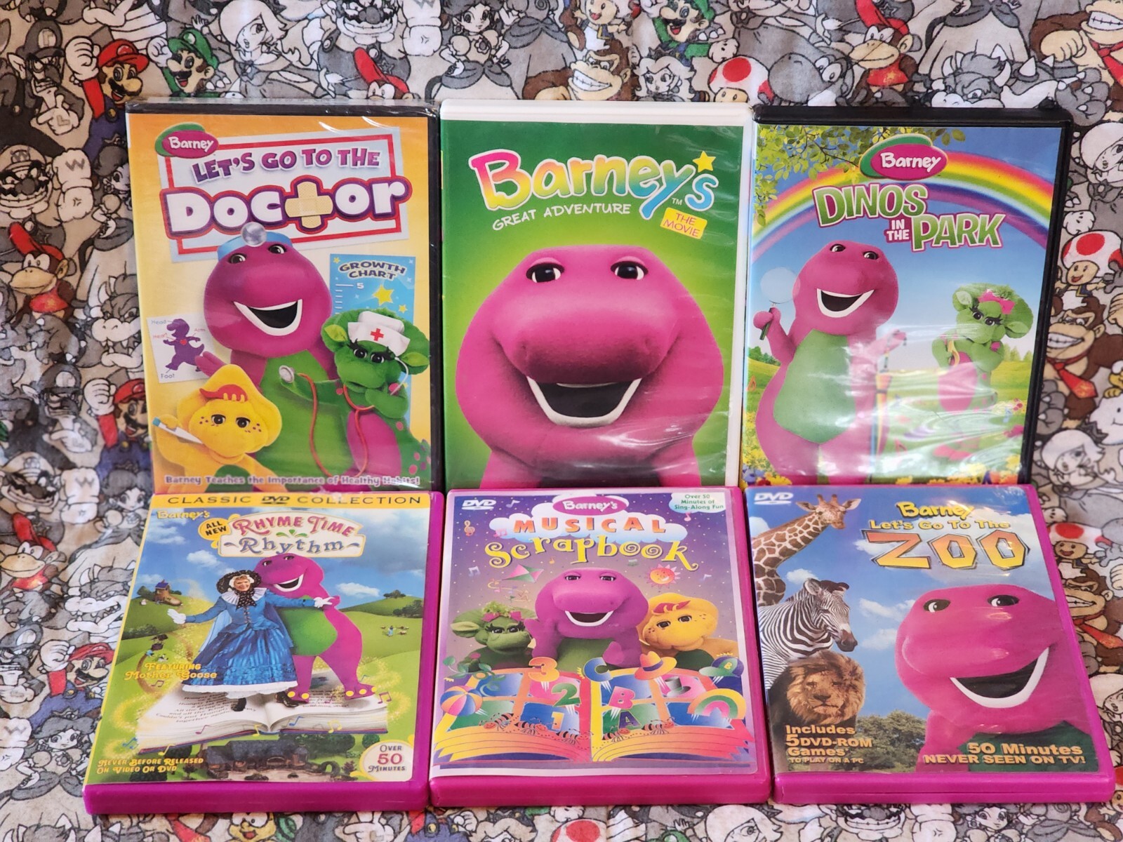 Barney the Dinosaur DVD Lot of 6 - Zoo, | Grelly USA
