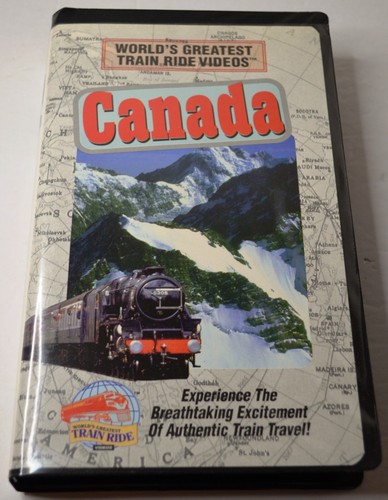 1996 WORLDS GREATEST TRAIN RIDE VIDEOS CANADA VHS CLAMSHELL PUBLISHERS ...