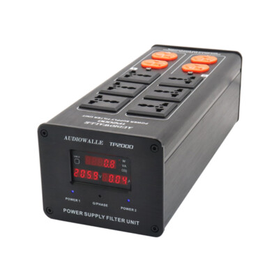 100-240V 15A High-End Audio Noise Filter 3000W AC Power Conditioner ...