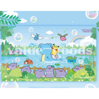 Pokemon Card Game Ditto Metamong Lapras Playmat Sealed Korean Promo ...
