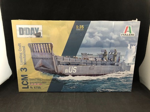 Italeri LCM 3 Landing Craft Mechanized 1:35 Scale Plastic Model Kit ...