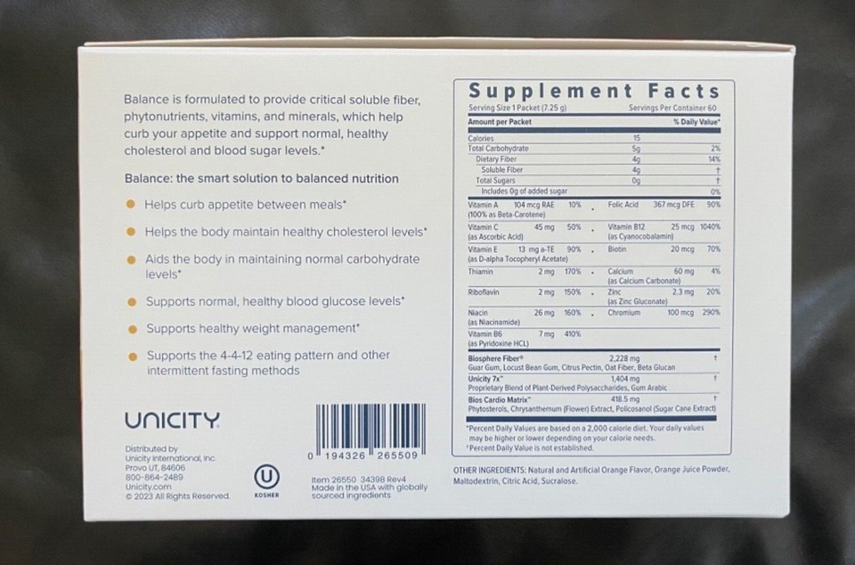 Unicity Balance or Unimate 5/10/30 packs - Exp 2027 - Free Shipping | eBay