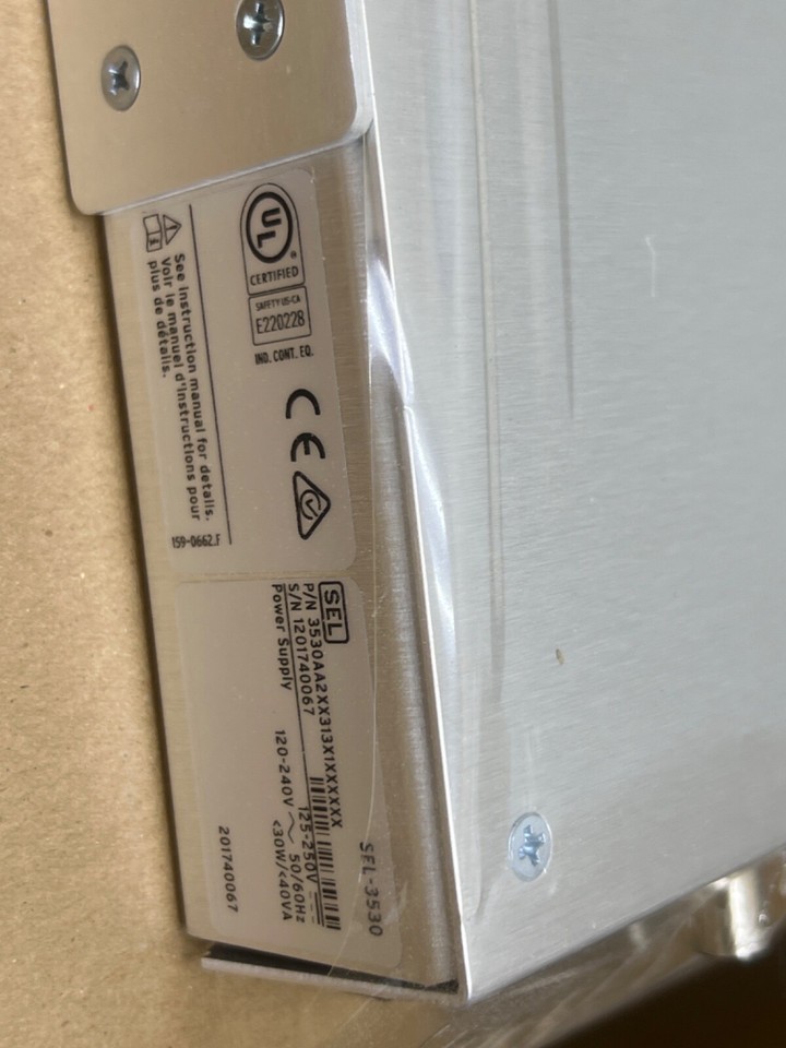 SEL-3530 3530AA2XX313x1XXXXXX Real-Time Automation Controller | eBay