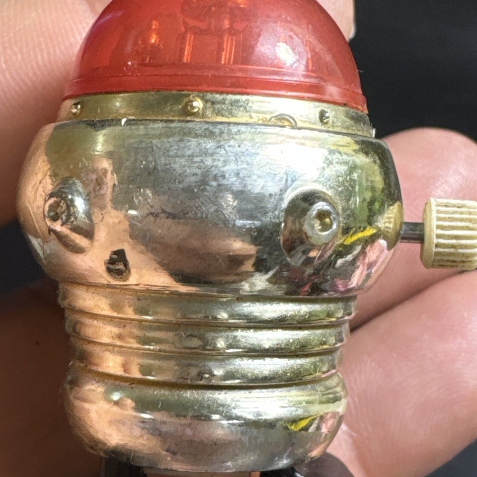 Vintage 1977 Tomy Walking Wind Up Robot Rascal Red Head Toy Figure Not ...