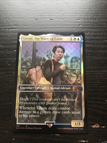 Foil Secret Lair Walking Dead Glenn The Voice Of Calm x1 Magic cards ...