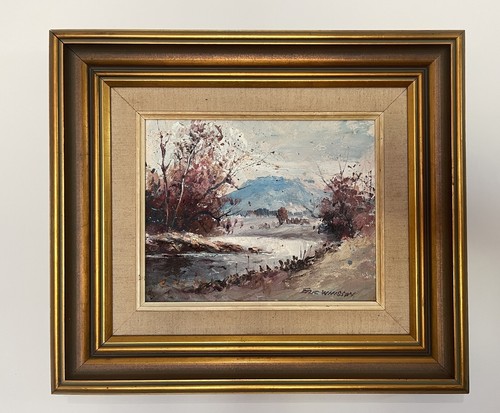 Eric Whisson Oil On Board, Signed | eBay Australia