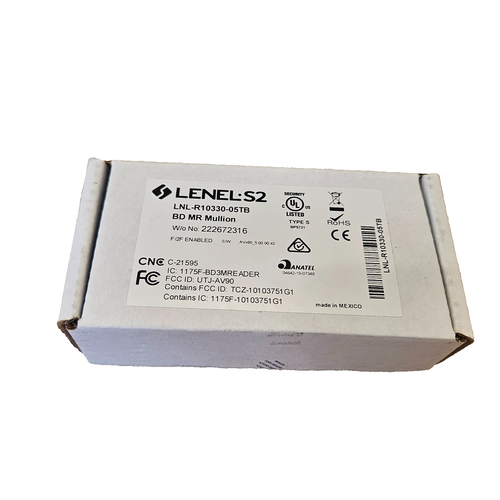 Lenel-S2 LNL-R10330-05TB Multi-Tech Prox Smart Card Mullion Reader BD ...
