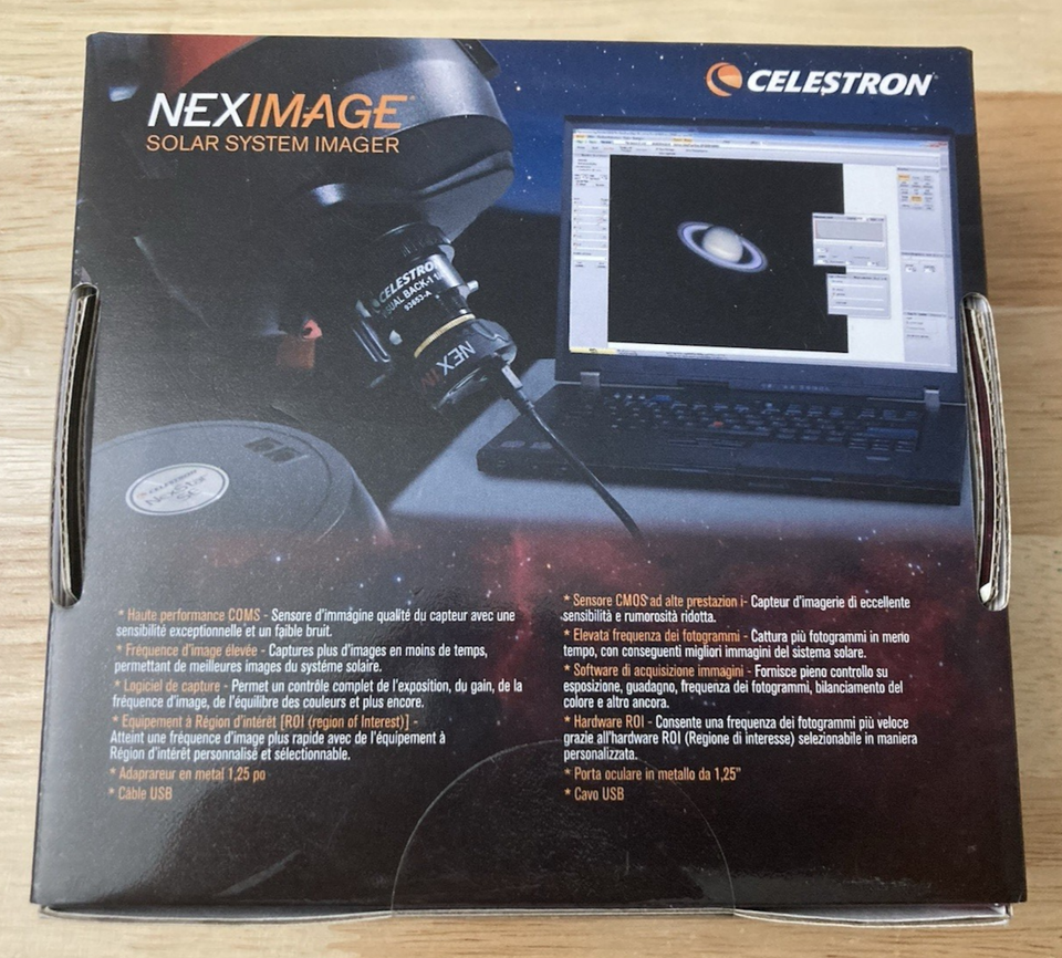 Celestron NexImage 20 Solar System Imager (Factory Sealed) | eBay