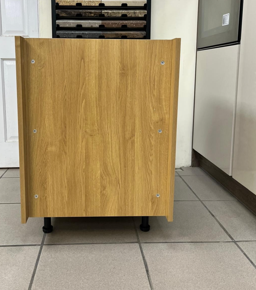 Natural Oak Flat Pack Quality Kitchen Base Units -18mm cabinet Back ...