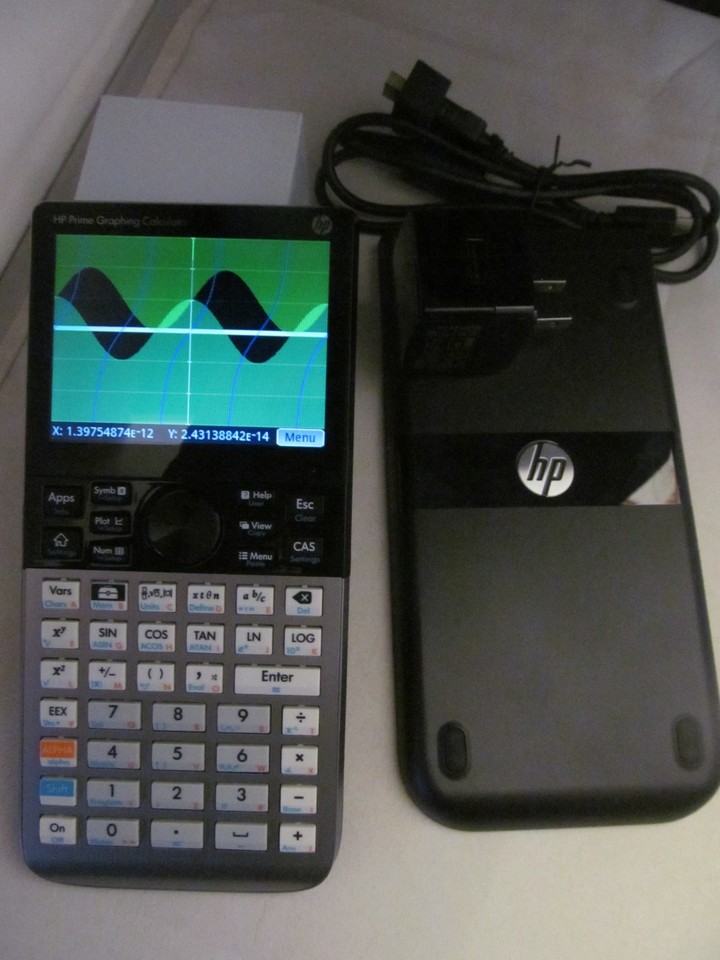 Brand New HP prime V2 Graphing Calculator W/Case, USB cord & wall adapter | eBay