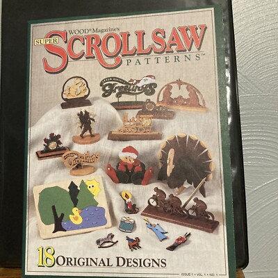 19 SUPER SCROLLSAW Wood Magazines Patterns Issues 1-19 All UNCUT Nice ...