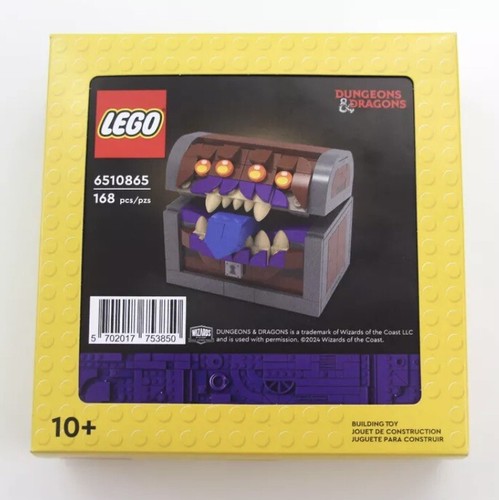 New Lego Dungeons & Dragons GWP 21348 6510865 Mimic Chest Dice Box Set ...