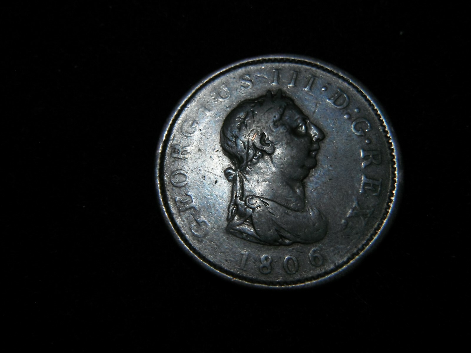 GEORGIUS III COPPER PENNY COIN 1806 VERY SCARCE RARE-11- | eBay UK