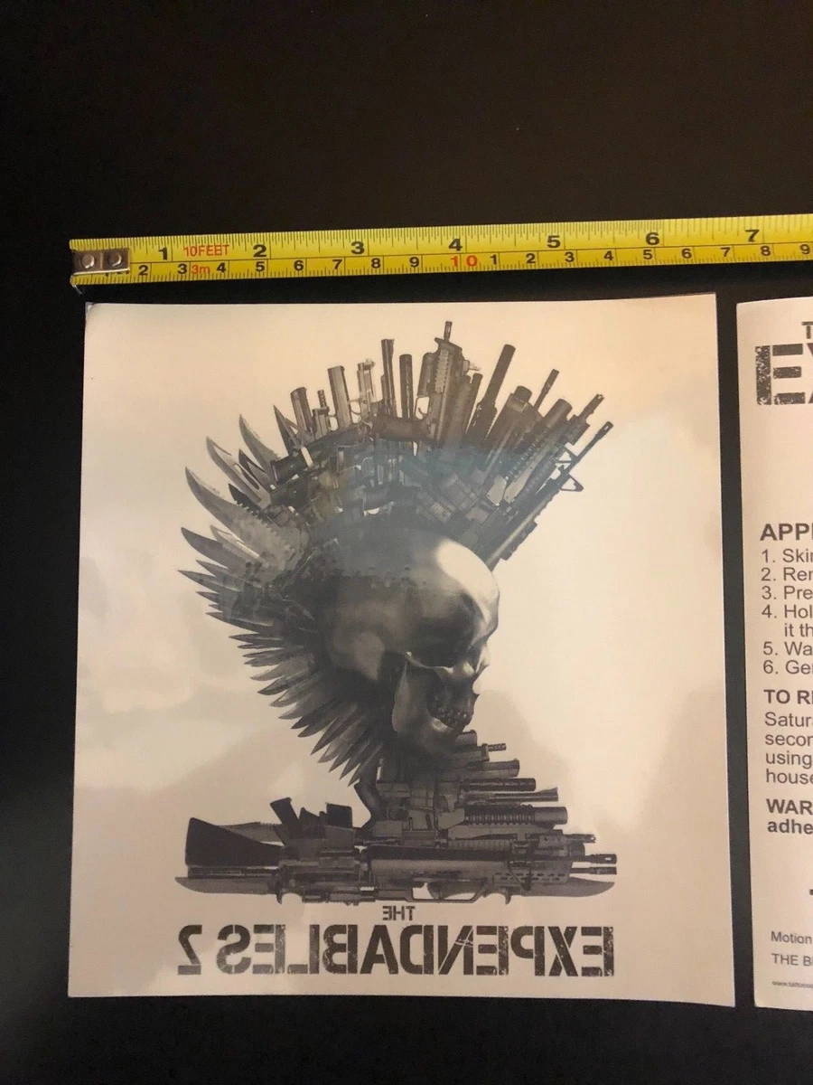 The Expendables 2 Skull Tattoo