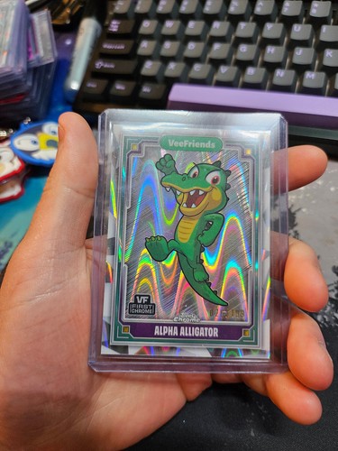 alpha alligator /199 - 2025 topps chrome veefriends Wave Refractor | eBay