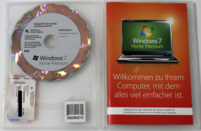 Microsoft Windows 7 Home Premium - 64-Bit - Deutsch - GFC-00603 | eBay.de