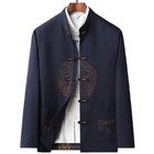 Mens Traditional Chinese Tang Suit Coat Jacket Casual Top Dragon ...