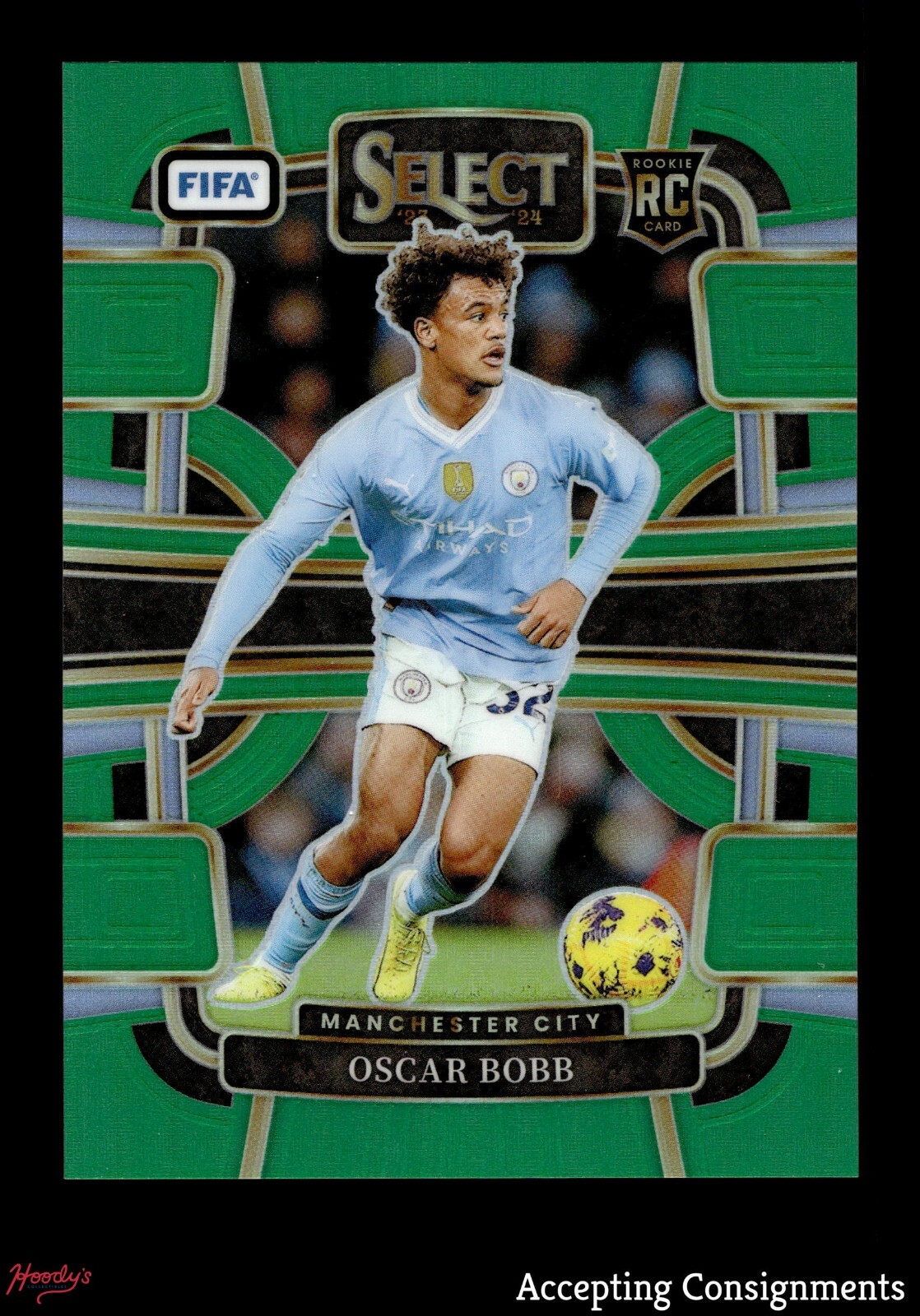 2023-24 Select FIFA Green #18 Oscar Bobb 1/5 Terrace ROOKIE RC ...