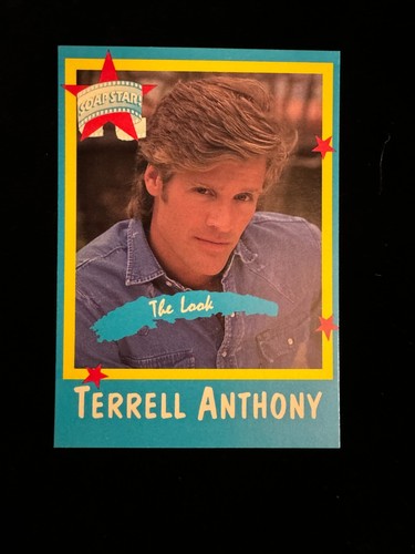 1989 Soap Opera Stars TERRELL ANTHONY card - Guiding Light Very Rare ...