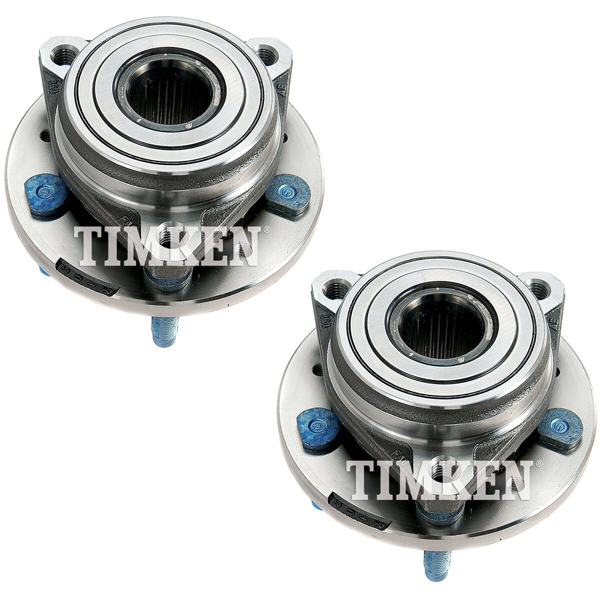 SET-TM513156 Timken Set of 2 Wheel Hubs Front Driver & Passenger Side ...
