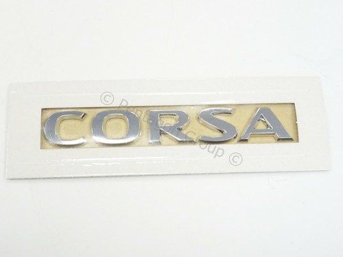 New Genuine Corsa D/E 2007- Rear Tailgate Badge Nameplate Emblem ...