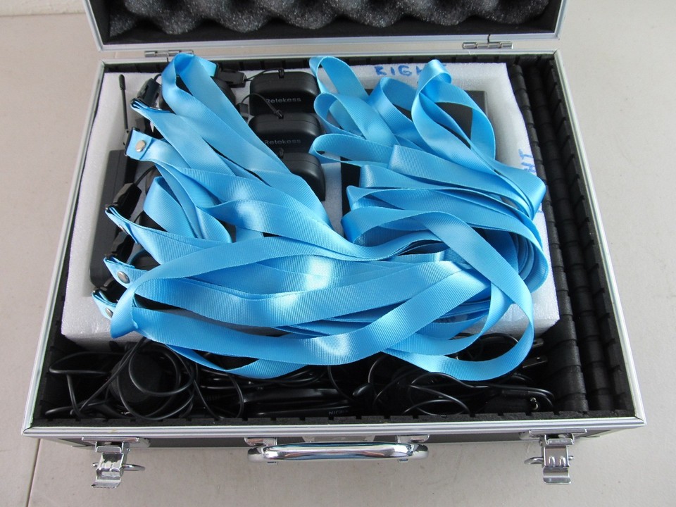 Retekess Wireless Listening Audio Tour Guide System 10 Receivers + 1 ...