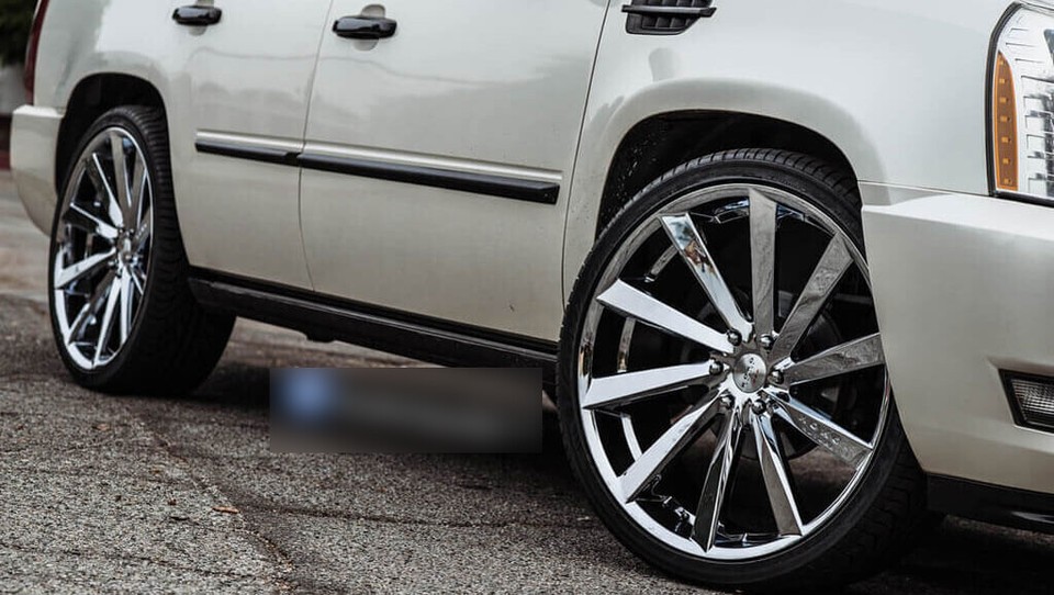 (4) 20" Staggered Koko Kuture Wheels Kapan Chrome Rims 4pcs/set (BB5 ...