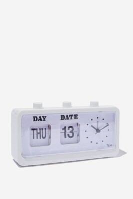 TYPO Retro Flip Clock | eBay Australia