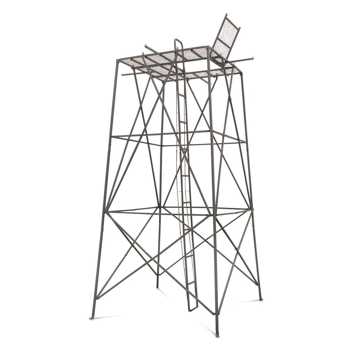 Guide Gear 10ft Elevated Hunting Platform Tower Stand - 02-MKQUAD-001GG ...