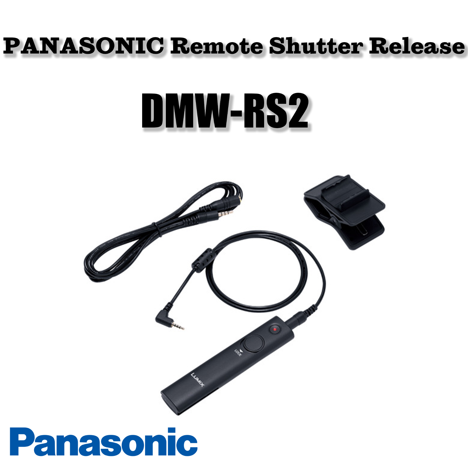 PANASONIC DMW-RS2 Remote Shutter Release Remote Control for Lumix S ...