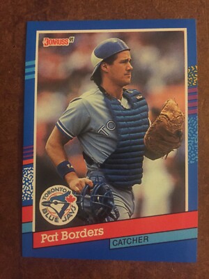 Pat Borders 317 Donruss 1991 MLB Baseball Trading Card | eBay