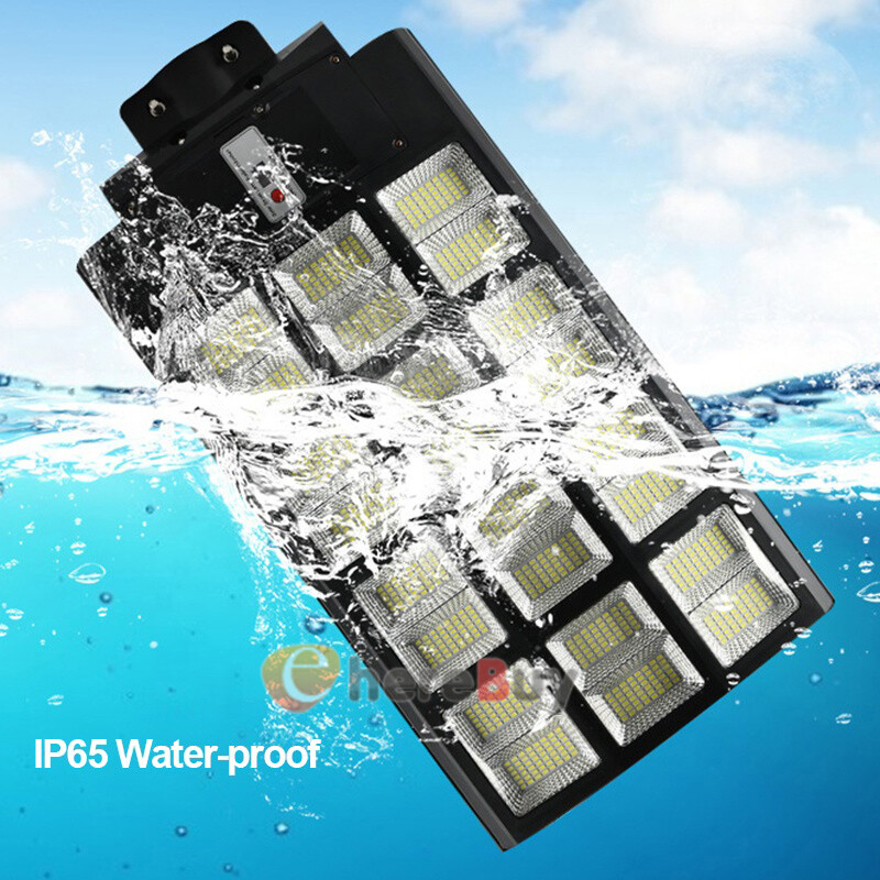 Solar Wall Lights Pathway Motion Sensor 1600W LED Bulb Outdoor Lamps ...