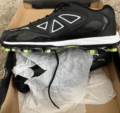 Rawlings Baseball Cleats Blaster TPU Low Black FW82BB1008 Size 14 Shoes ...