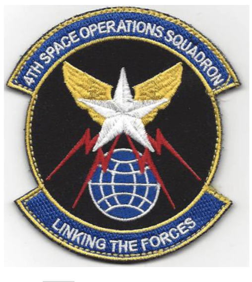 4" AIR FORCE 4TH SPACE OPERATIONS SQUADRON EMBROIDERED PATCH | eBay