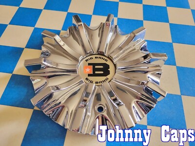 BIG BANG Wheels # CAP9088-C . Custom Wheel CHROME Center Cap [57] (QTY ...
