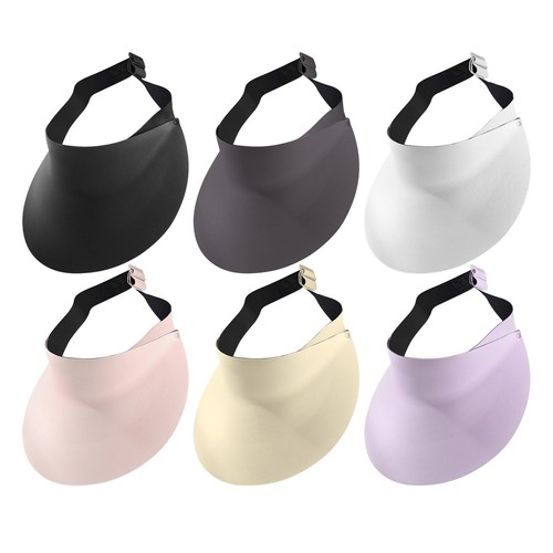 Women Open Top Sun Hat Foldable Portable Wide Brim Visor Adjustable up ...
