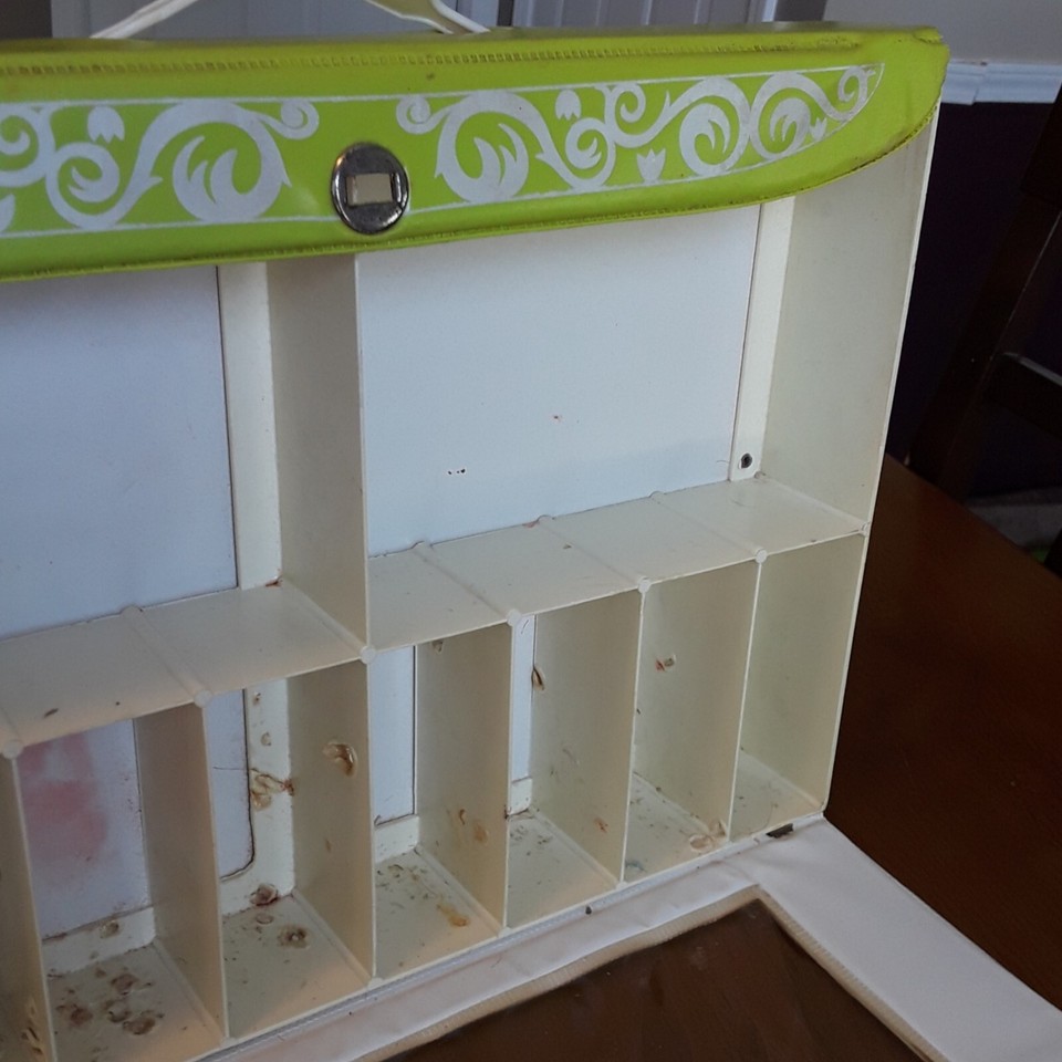 Vintage Mattel Liddle Kiddles Collector's Case Doll Storage -Green ...