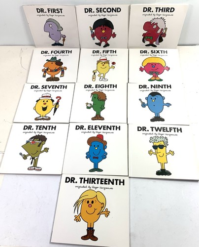 Doctor Who The 13 Doctors Book Set Roger Hargreaves Complete Series | eBay