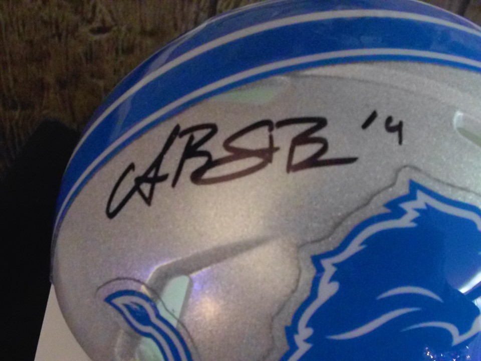 FANATICS AMON-RA ST BROWN DETROIT LIONS SIGNED MINI HELMET - NFL | eBay