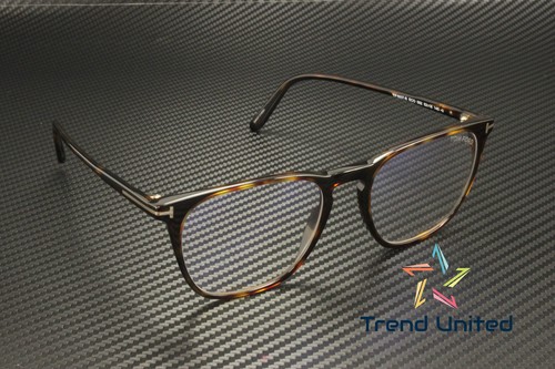 Tom Ford FT5937 B 052 Plastic Dark Havana 52 mm Men's Eyeglasses | eBay