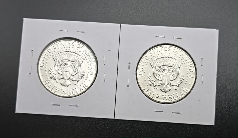 Lot of 2-- 1964 D Kennedy Half Dollar --AU--B-140 | eBay