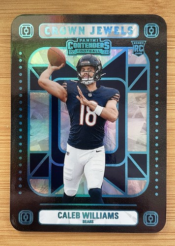 2024 Panini Contenders Crown Jewels Caleb Williams Rookie Case Hit #1 ...