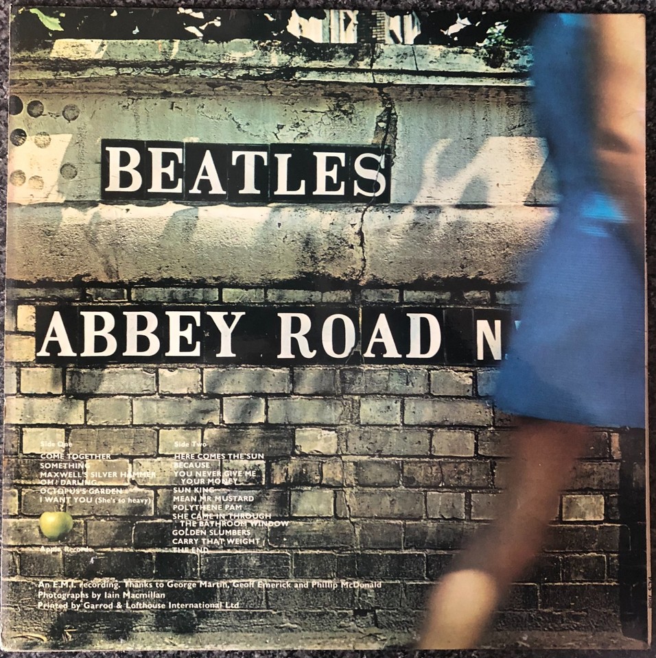 The Beatles Abbey Road 1969 Uk apple Lp Pcs 7088 no Her Majesty credit | eBay