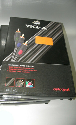 AUDIOQUEST YIQ-A COMPONENT VIDEO CABLES (Y PB PR) 3M 10 FT. NEW | eBay