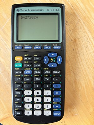 Texas Instruments TI-83 Plus Graphing Calculator Scratch TESTED | eBay