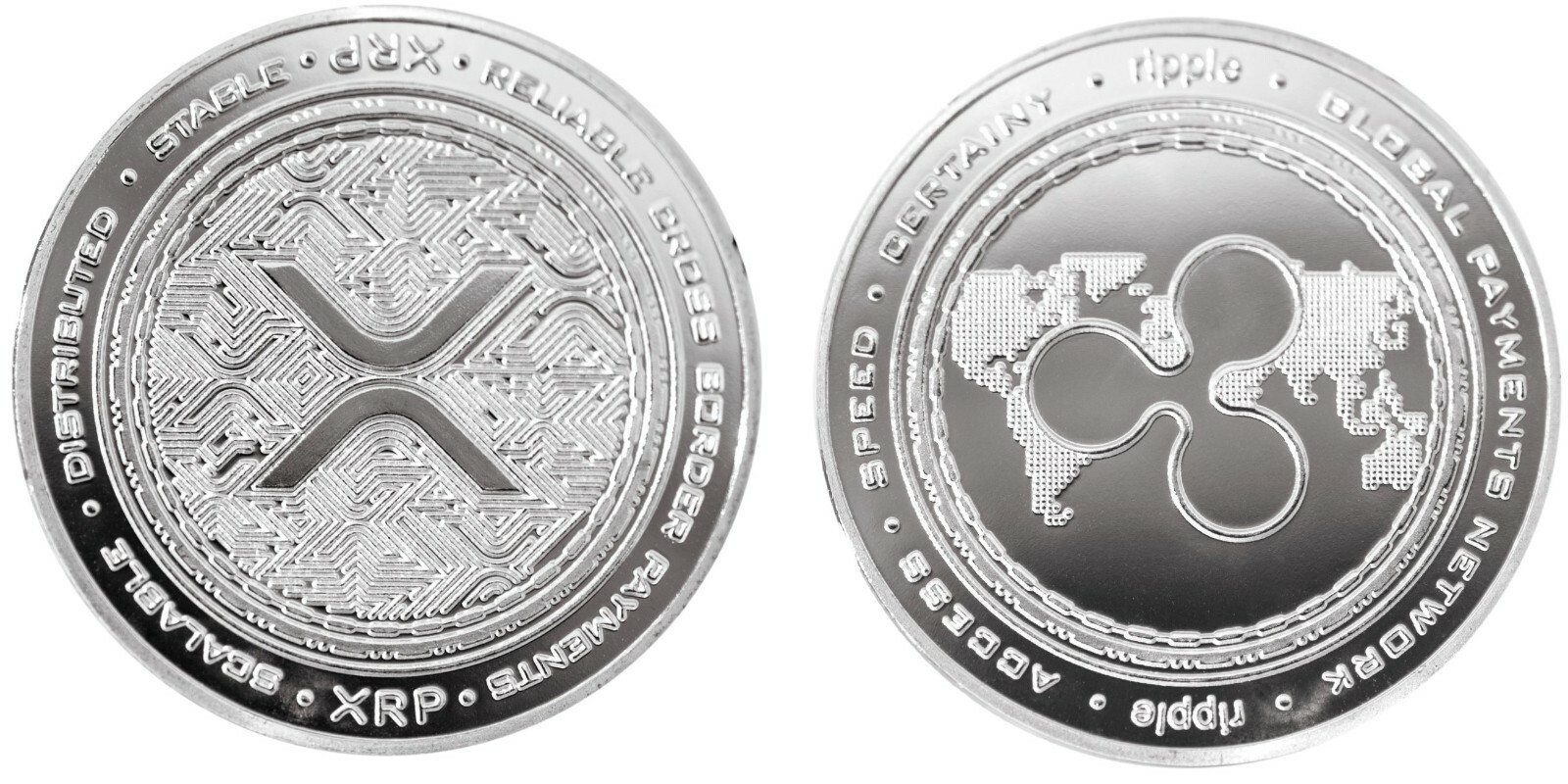 All stores are sold 1.2 oz Physical Ripple XRP Iron Coin Token Round ...