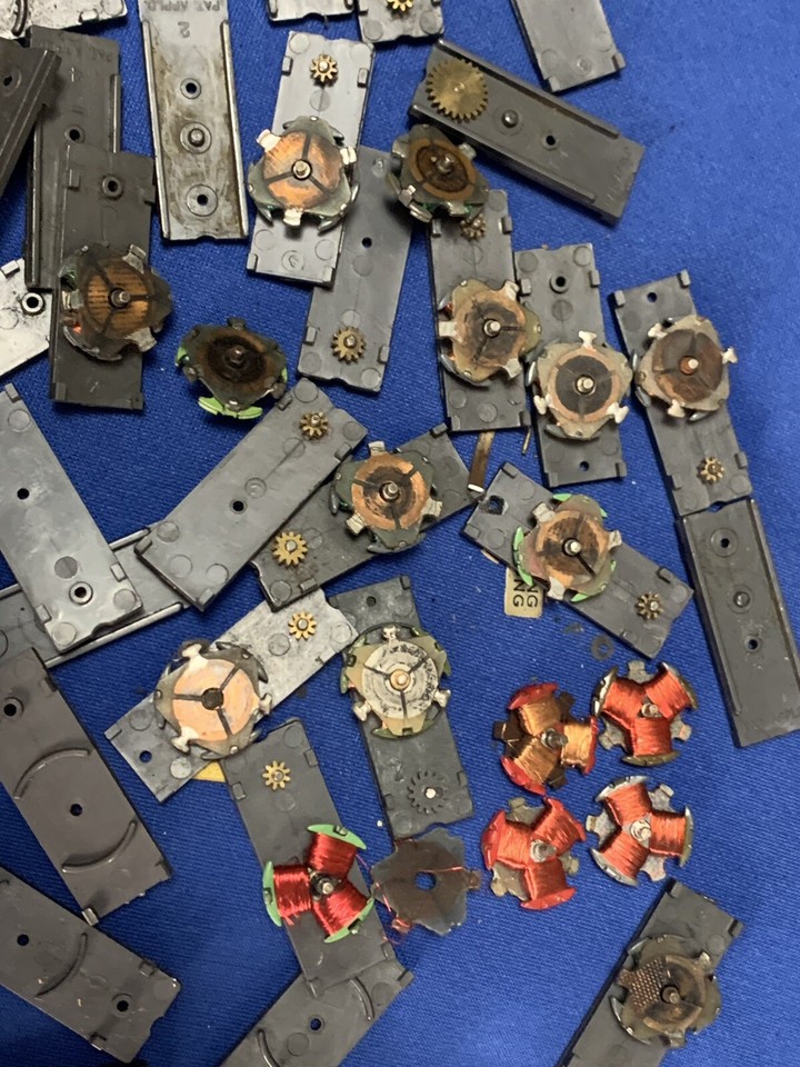 Lot #12 Tjet Chassis Gear Plates W/Motors Gears Pat Appld. Tuff Ones AW ...